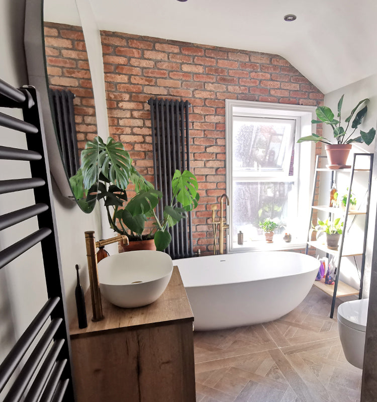 Bathroom Brick Slips - Inspiration – The Brick Tile Company