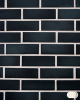 Blend 50 | Smooth Black Brick Slips – The Brick Tile Company