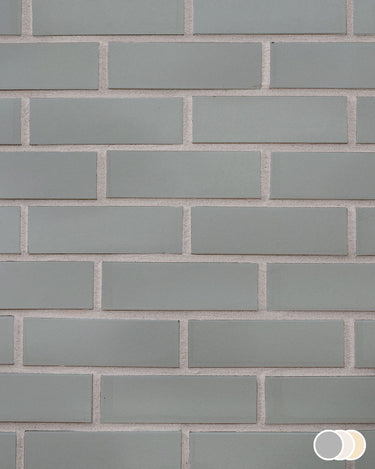 Blend 52 | Smooth Grey Brick Slips – The Brick Tile Company