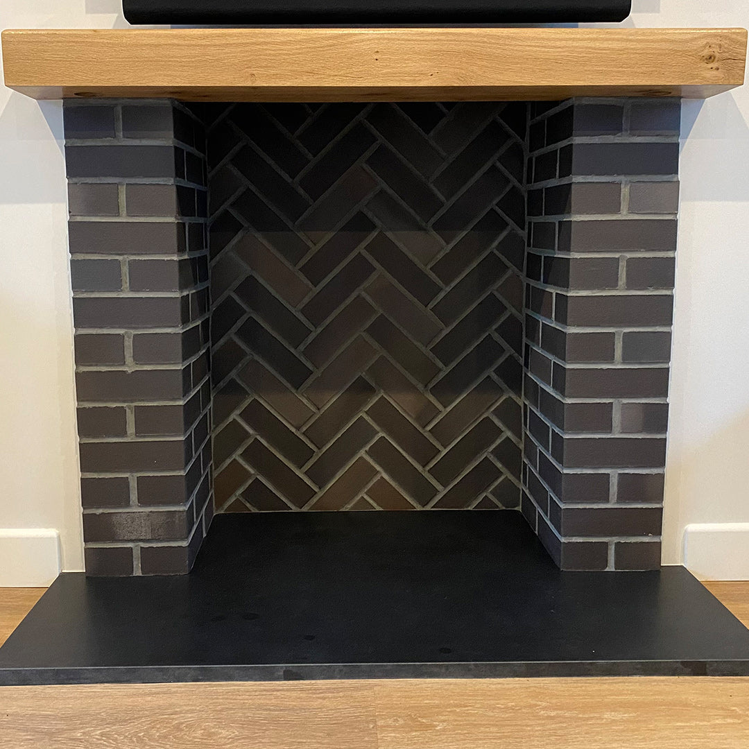 Blend 51 | Smooth White Brick Slips – The Brick Tile Company