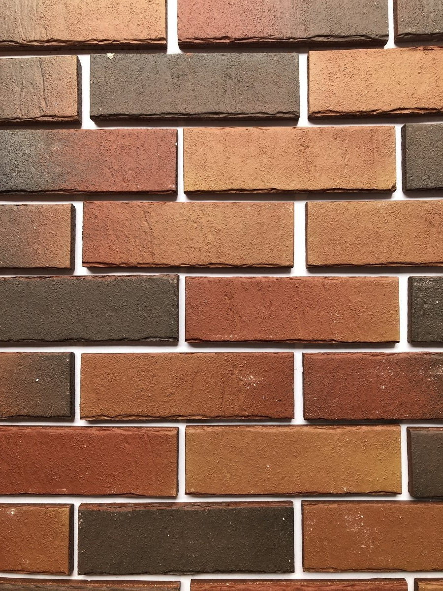 Blend 55 | Smooth Red Multi Brick Slips – The Brick Tile Company
