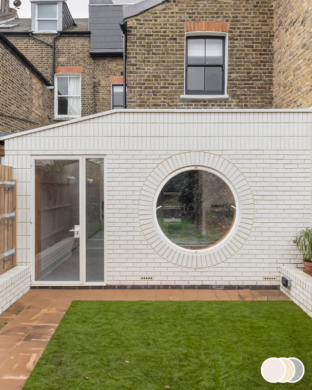 Blend 51 | Smooth White Brick Slips – The Brick Tile Company