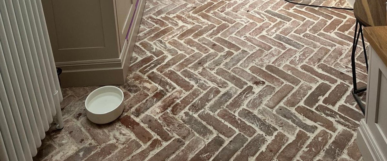 Brick Slip Flooring | Creating a brick floor – The Brick Tile Company