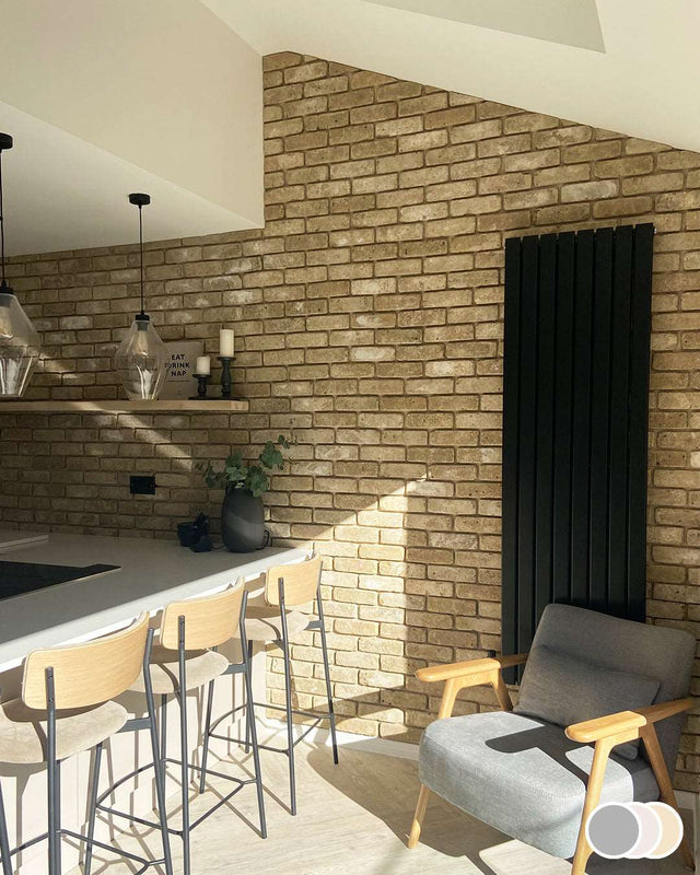 Blend 2 | Rustic Neutral Brick Slips – The Brick Tile Company