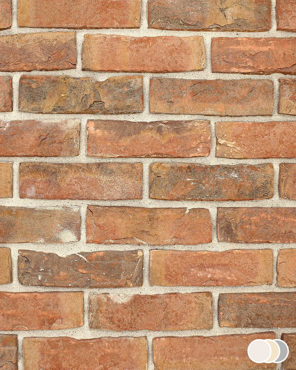 Blend 20 | Classic Red Multi Brick Slips – The Brick Tile Company