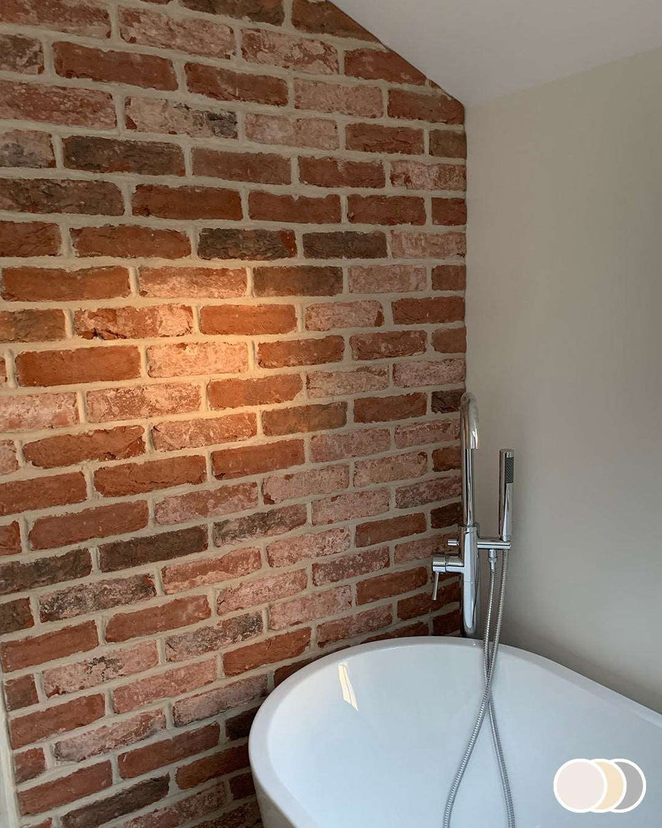 Blend 3 | Rustic Red Multi Brick Slips – The Brick Tile Company