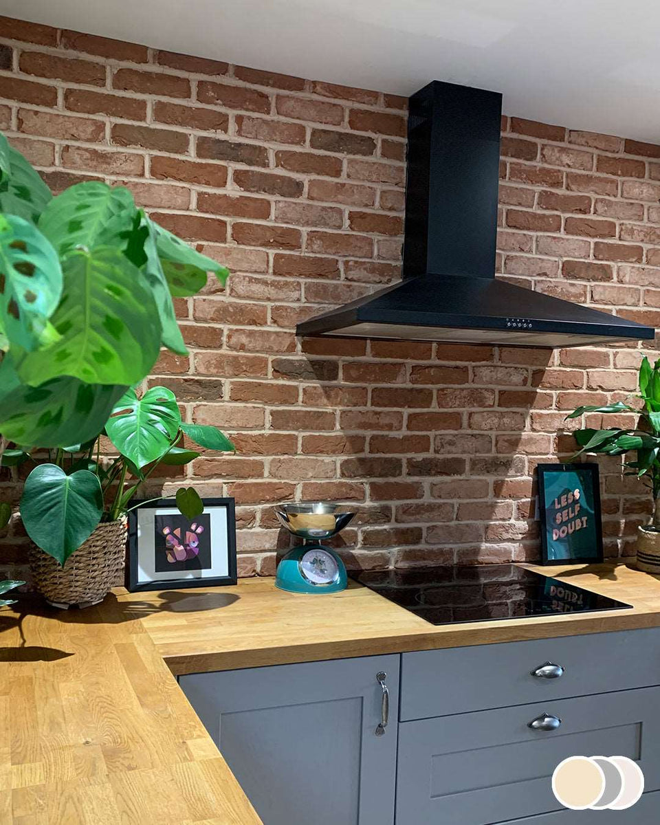 Blend 3 Brick Slips | The Reclaimed Collection – The Brick Tile Company